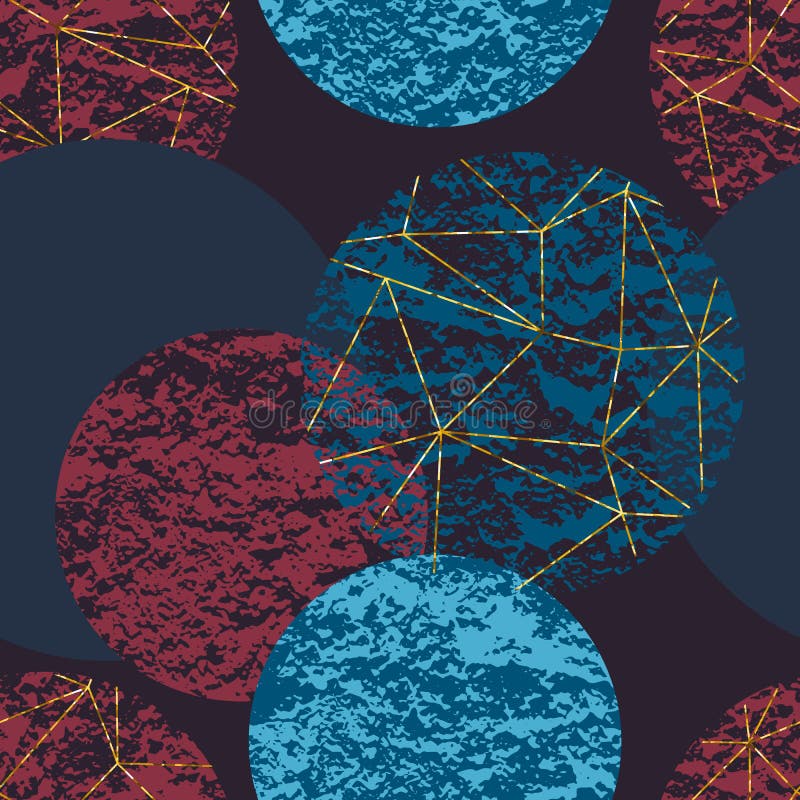 Abstract Cosmic Seamless Pattern. Stock Vector - Illustration of paper ...