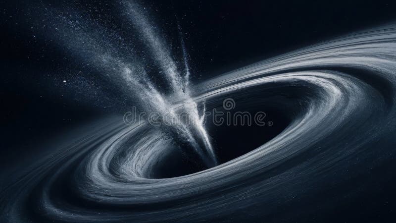 Abstract Cosmic Vortex, Black Hole Accretion Disk High Quality Image ...