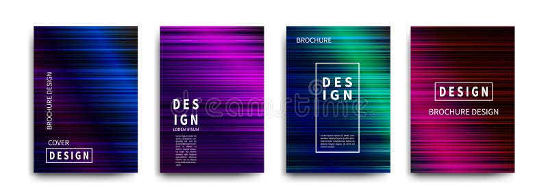 Abstract Covers Design Vector. Gradient Creative Colorful Design Stock ...