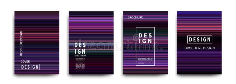 Abstract Covers Design Vector. Gradient Creative Colorful Design Stock ...