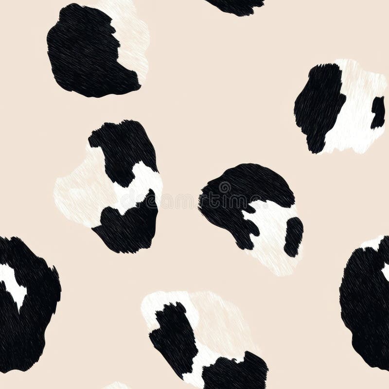 Abstract Cow Print Pattern on Pastel Background Stock Photo - Image of ...