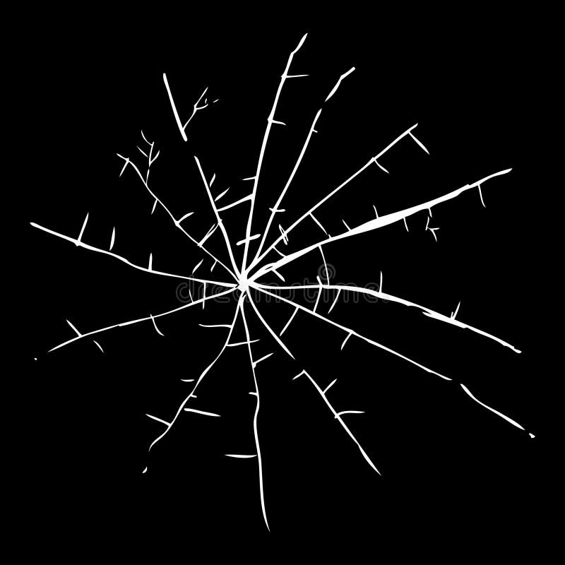 Abstract Crack Glass Background Simple Vector Hand Draw Sketch Stock Vector Illustration Of