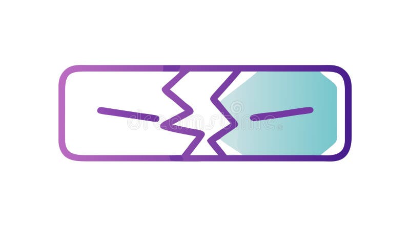 Abstract Cracked Barrier, Breaking Limits Vector Graphic Design Vector ...