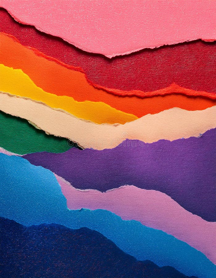 Abstract Cracked Rainbow of Color Background Stock Illustration ...