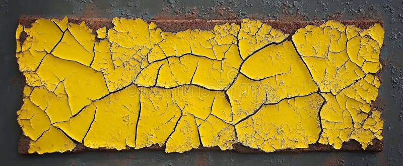 Abstract Crackle Paint Texture- Yellow Grunge High Quality Image Stock ...