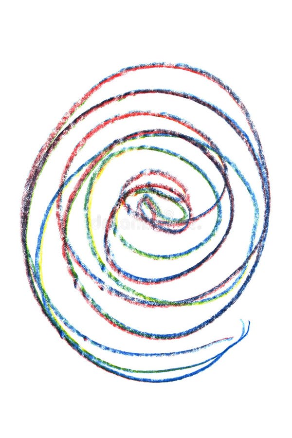 Abstract crayon drawing stock image. Image of crayon - 127579061