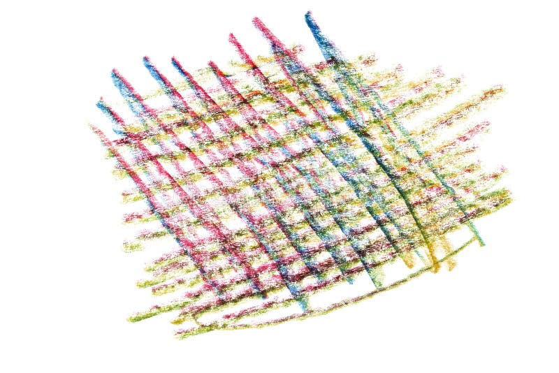 Abstract crayon drawing stock illustration. Illustration of mixture ...