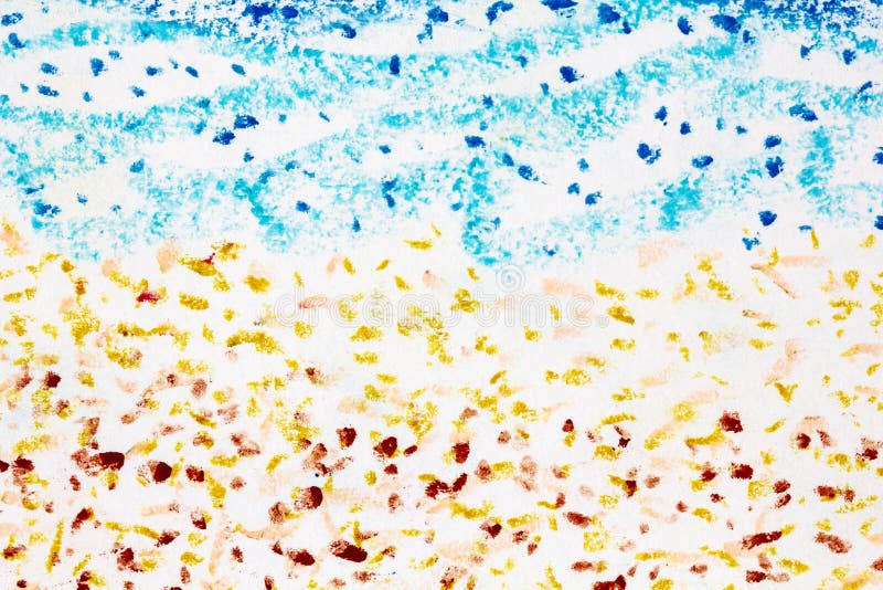 Abstract Crayon Painted Texture Background Stock Illustration ...