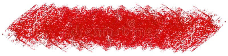 Abstract Crayon on White Background. Red Crayon Scribble Texture. Stock ...