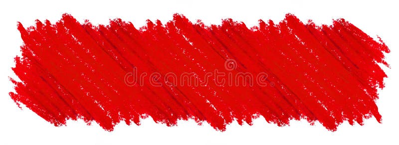 Abstract Crayon on White Background. Red Crayon Scribble Texture Stock ...