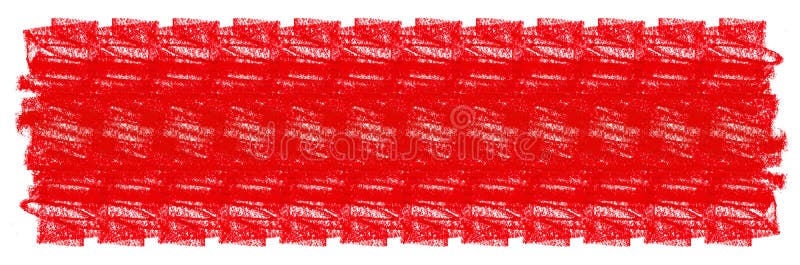 Abstract Crayon on White Background. Red Crayon Scribble Texture. Stock ...