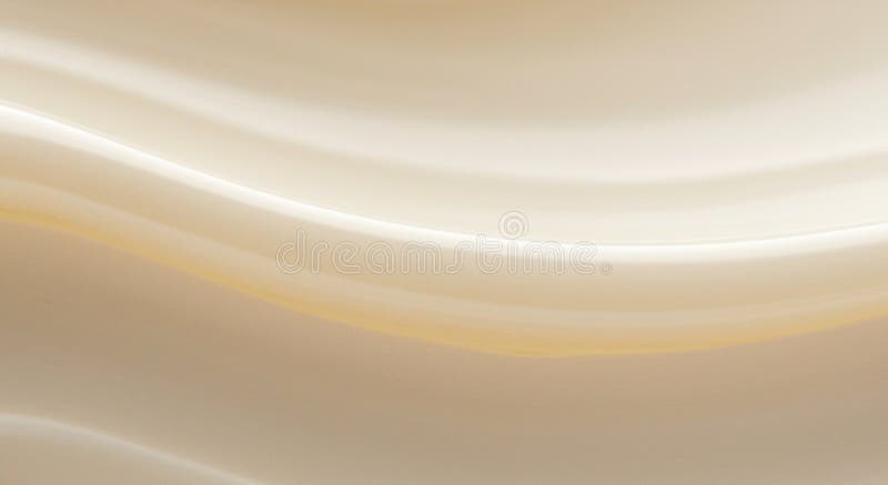 Abstract Cream-colored Background with Smooth, Wavy Lines Creating a ...