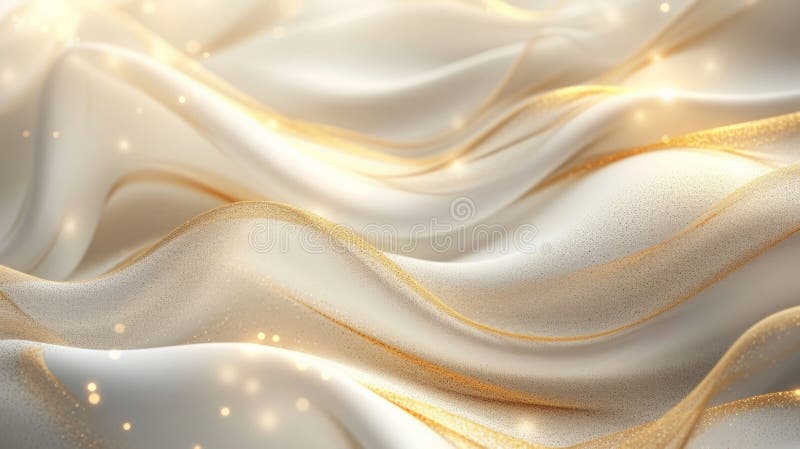 Abstract Cream Luxury Background with Thin Gold Threads Stock Photo ...
