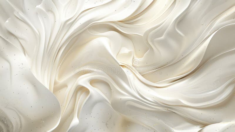 Abstract Creamy White and Beige Flowing Pattern. Digital Art for ...