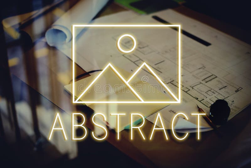 Abstract Creation Inspiration Model Graphic Concept Stock Photo - Image ...