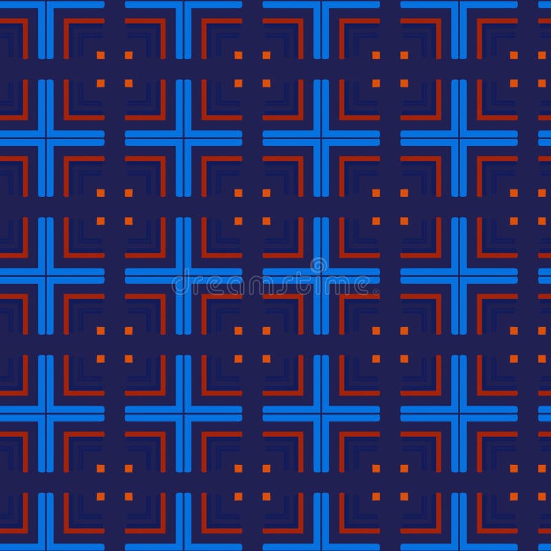 Abstract Creative Background with Repeated Shapes Stock Illustration ...