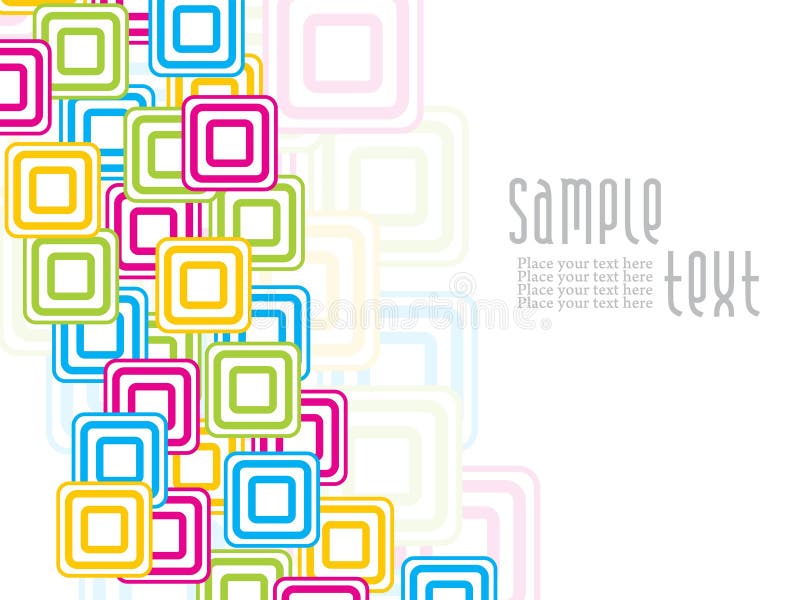Abstract Creative Colorfull Squares Design Stock Vector - Illustration ...