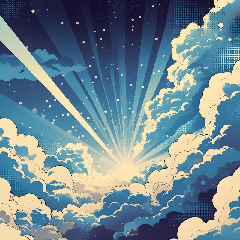 Abstract Creative Concept Comics Pop Art Style Blank Layout Template ...