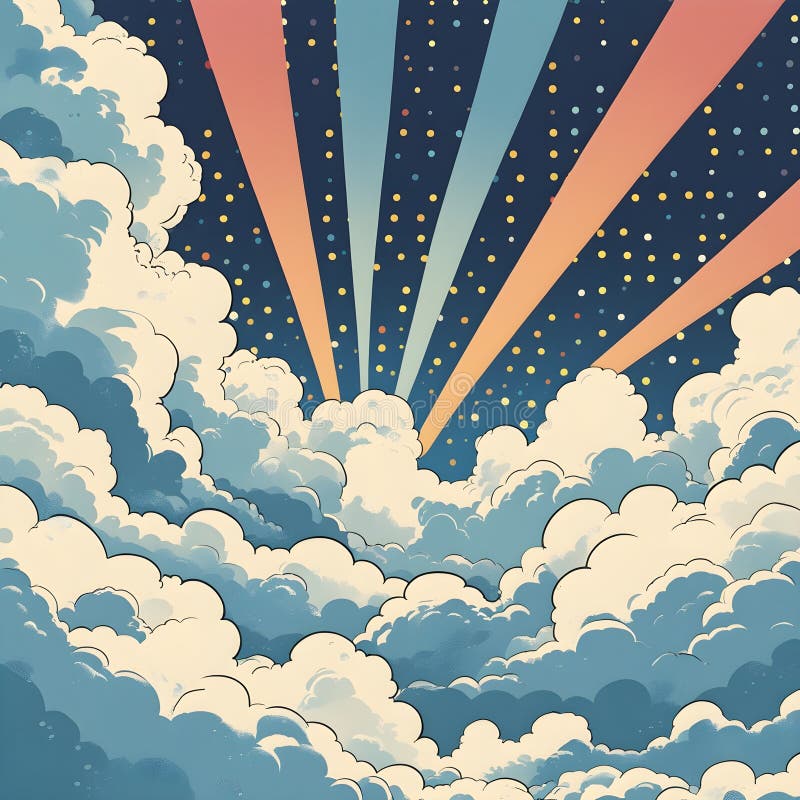 Abstract Creative Concept Comics Pop Art Style Blank Layout Template ...