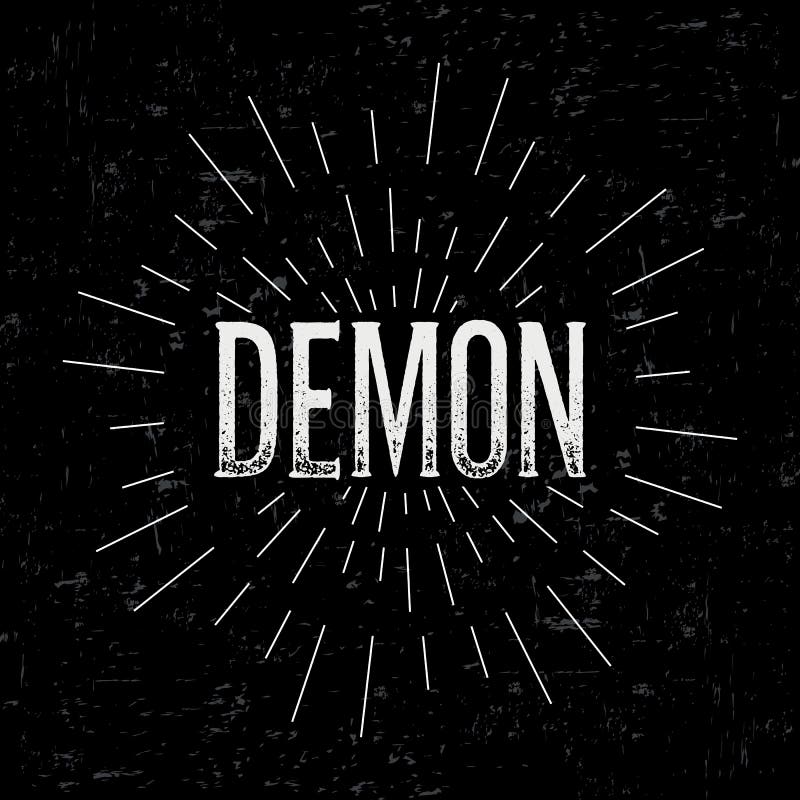 Word Devil Isolated Demon Stock Illustrations – 40 Word Devil Isolated ...