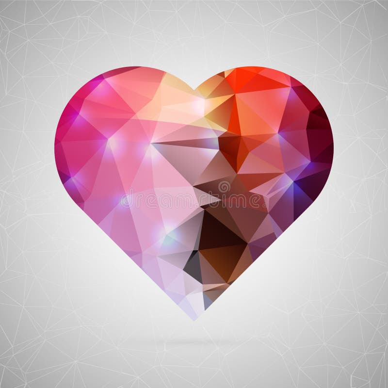 Abstract Creative Concept Icon of Heart. for Web and Mobile Content ...