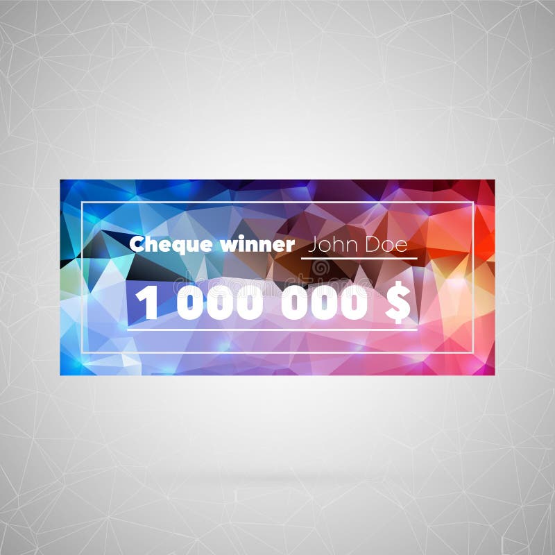 Cheque Million Stock Illustrations – 151 Cheque Million Stock ...