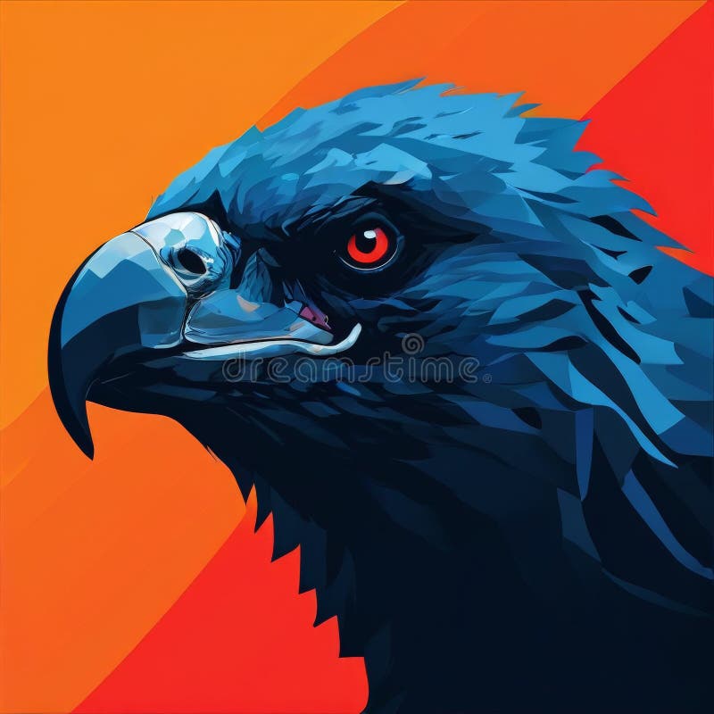 Abstract Creative Eagle Logo Design Template Stock Illustration ...