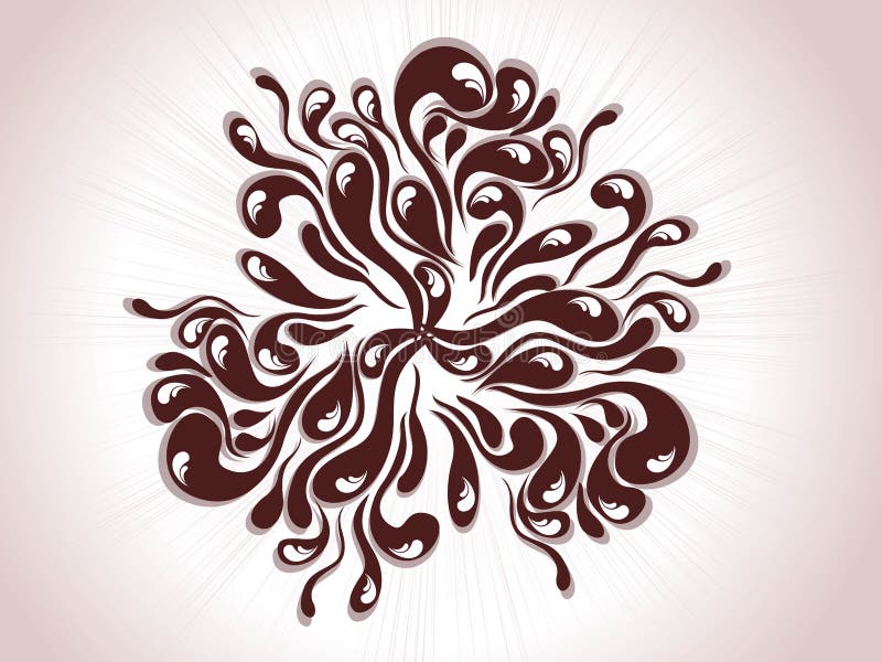 Abstract Creative Floral Design Stock Vector - Illustration of abstract ...