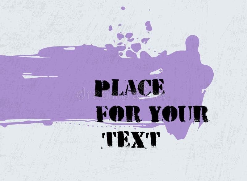 Abstract Creative Header. Hand Drawn Ink Texture. Stock Vector ...