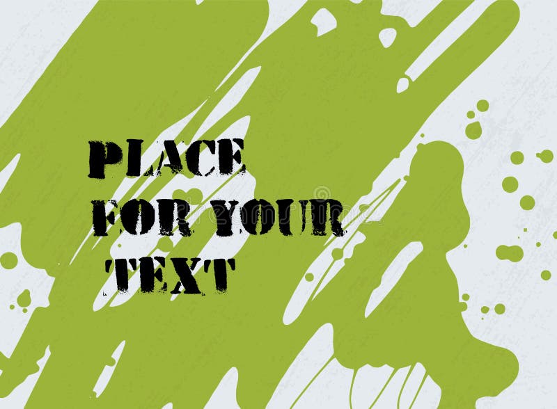 Abstract Creative Header. Hand Drawn Ink Texture. Stock Vector ...