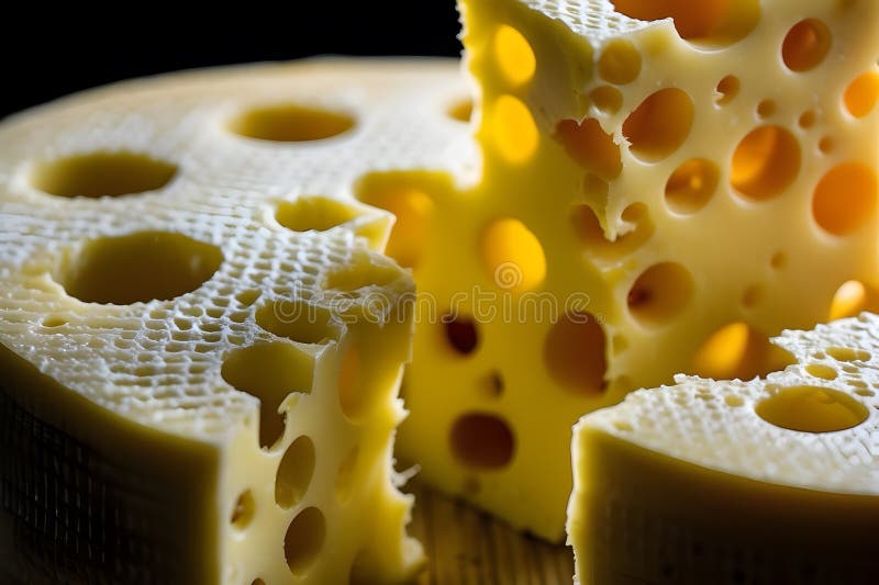 Abstract and Creative Image of Cheese Texture with Honeycomb Cheese ...