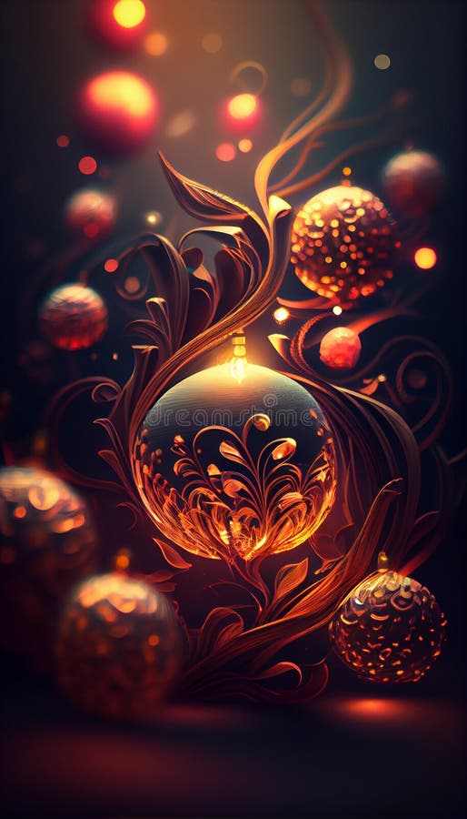 Beautiful Magic Abstract Vertical Background, Bright Light Decoration ...