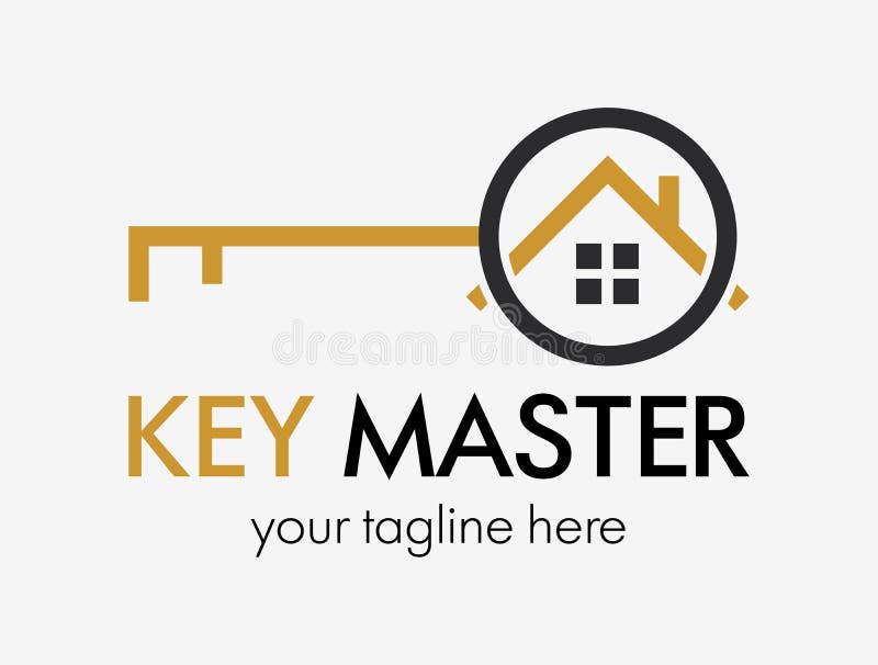 Abstract Creative Key Duplication Logo Concept. Professional Skilled ...