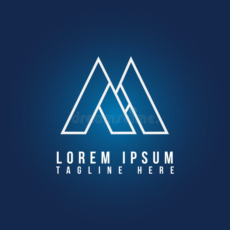 Abstract Creative Letter M Initial Logo Design Vector Template Stock ...