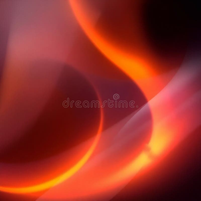 An Abstract Creative Light Art Piece Depicting Forest Fires, Featuring Smooth Gradient ...