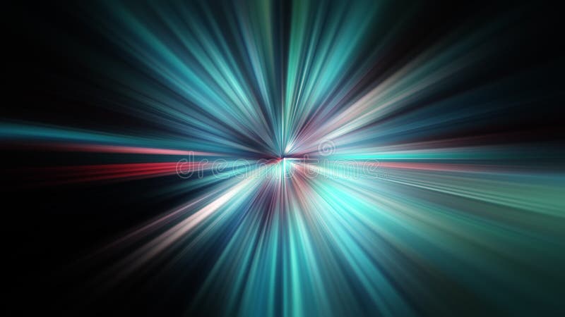 Loop Colorful Red Blue Radial Shine Abstract Background Stock Footage ...