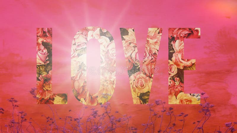 Abstract Creative Love Cover Letters Stock Photo - Image of cover ...