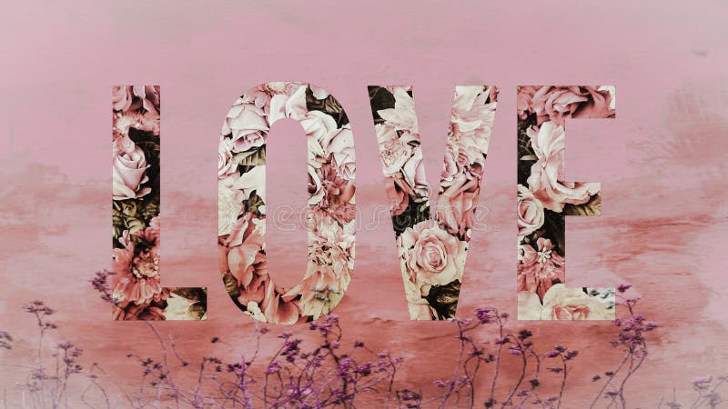 Abstract Creative Love Cover Letters Stock Image - Image of love, cover ...