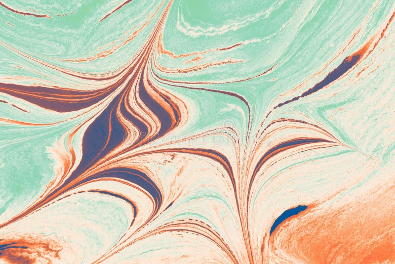 Abstract Creative Marble Pattern Texture. Traditional Art of Ebr Stock ...