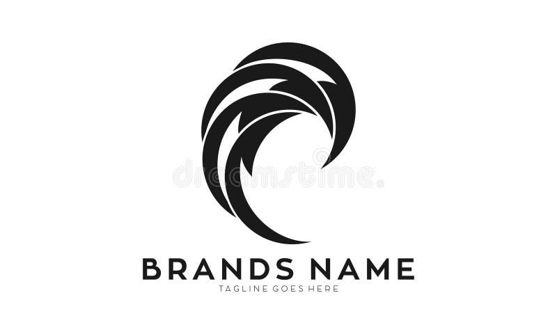 Abstract Creative Sharp Circle Vector Logo Stock Vector - Illustration ...