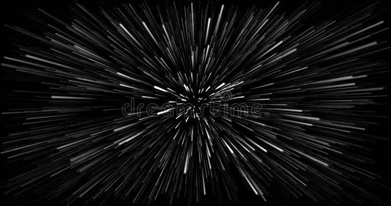 Abstract Creative Speed Background. Speed of White Light, Neon Glowing ...