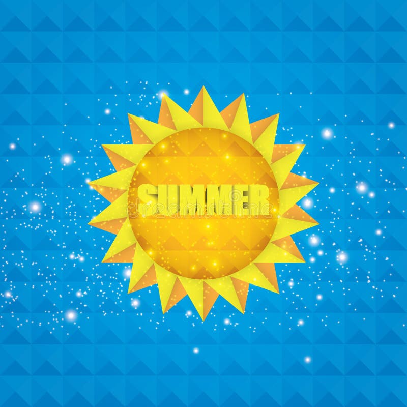 Abstract Creative Colorful Sun Design Vector Illustration Stock Vector ...