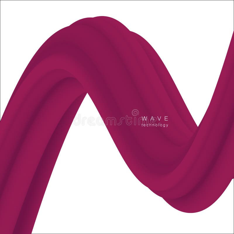 Abstract Creative Wave. Vector Design Illustration Stock Illustration ...
