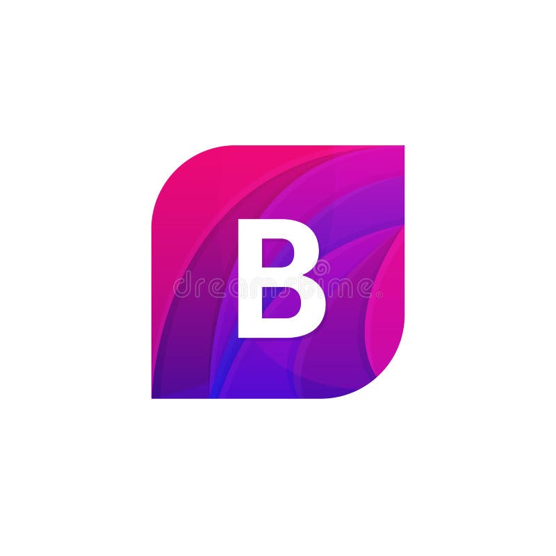 Abstract B Logo Letter Arrow Sign Company Circle Icon Vector Stock ...