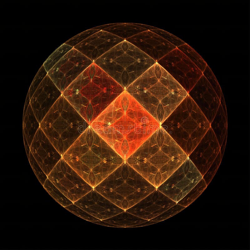 Abstract Creativity Fractal Background with Computer Generated Effect ...