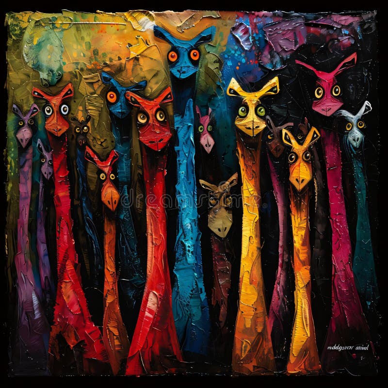 Elongated Creatures Stock Illustrations – 564 Elongated Creatures Stock ...