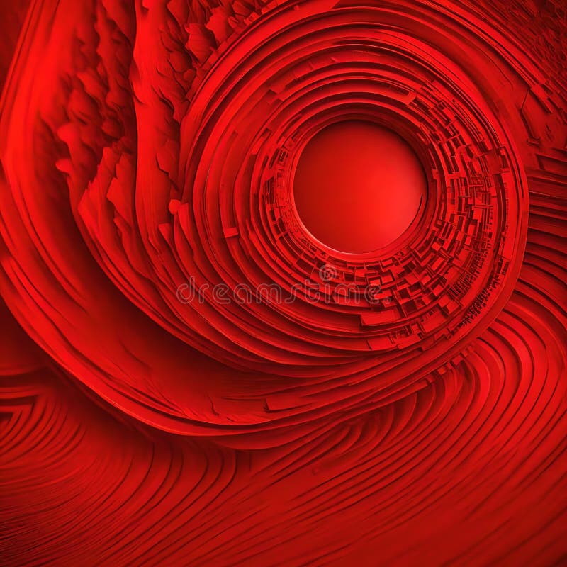 Abstract Crimson Canvas: Textured Lines and Curves Stock Image - Image ...