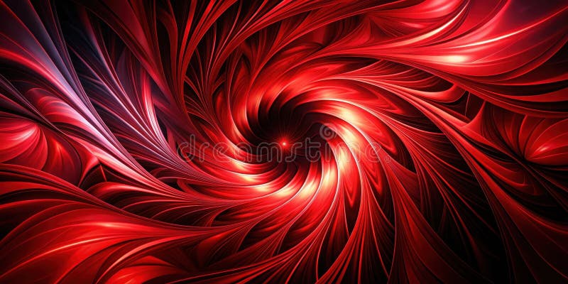Abstract Crimson Swirls a Dynamic Composition of Red and Dark Hues ...