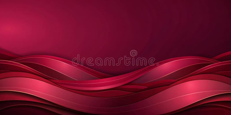 Abstract Crimson Waves Elegant Background Design for Presentations and ...