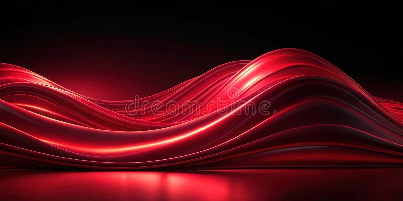 Abstract Crimson Waves Elegant Swirling Design for Luxury Backgrounds ...